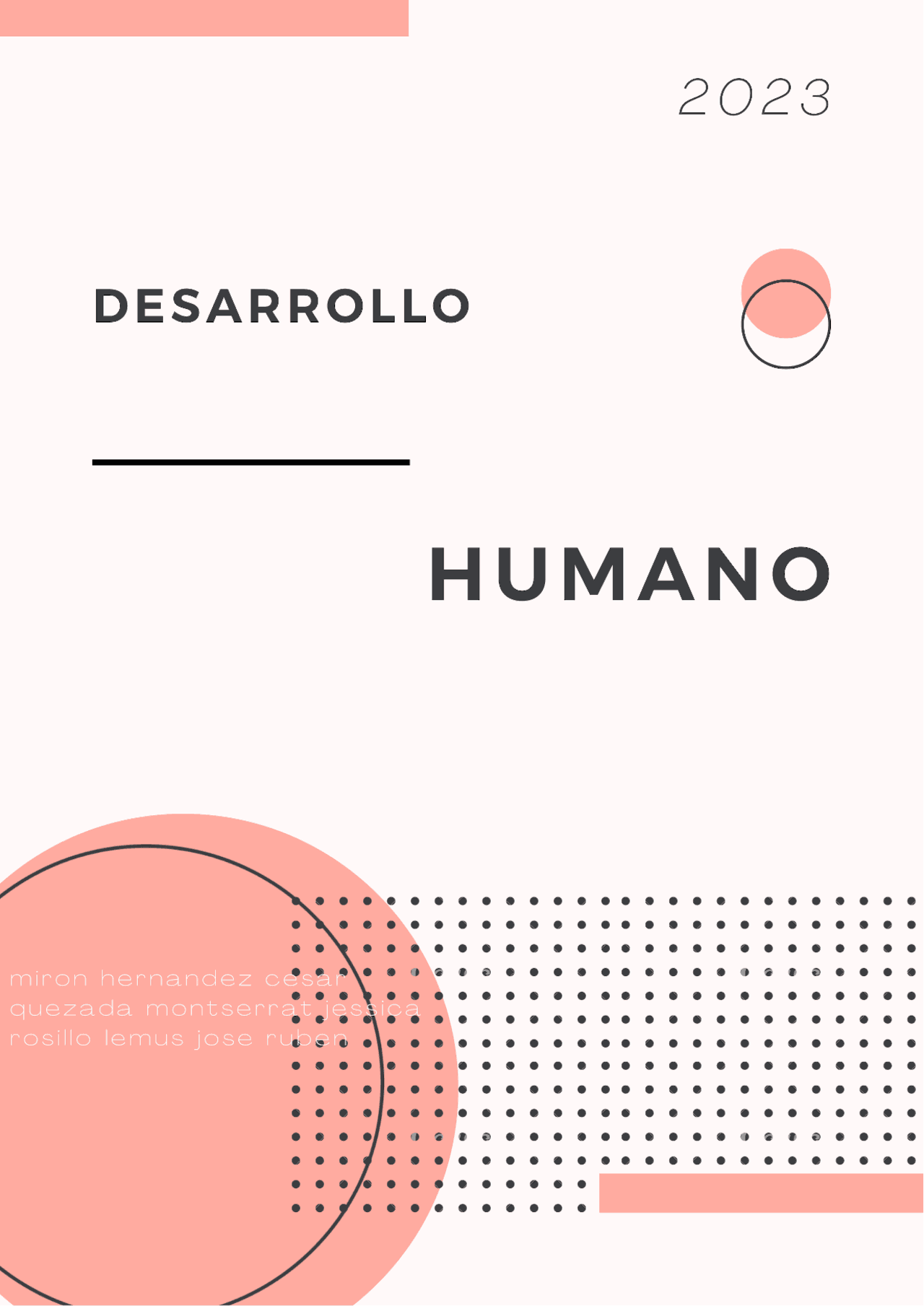 Proyecto Integrador Final Ejercicios De Desarrollo Humano Docsity