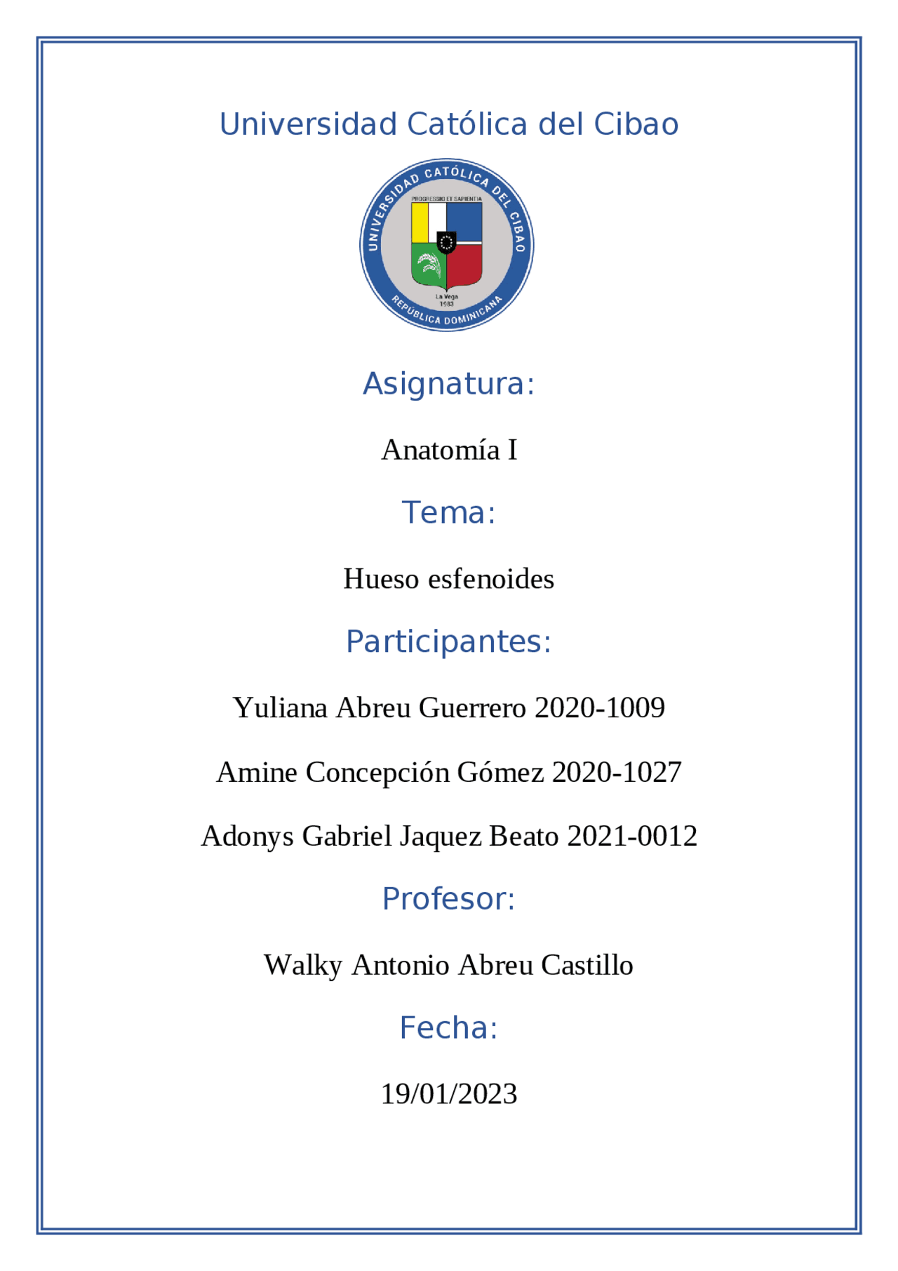 Anotomía Tarea Exposición Monografías Ensayos De Anatomía Docsity