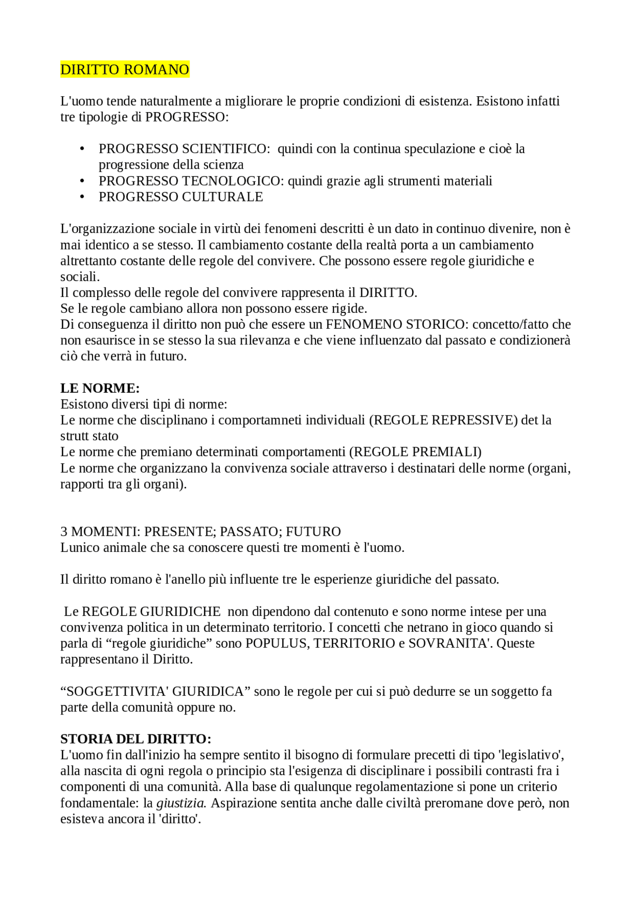 Diritto romano schemi | Schemi e mappe concettuali di Diritto Romano ...