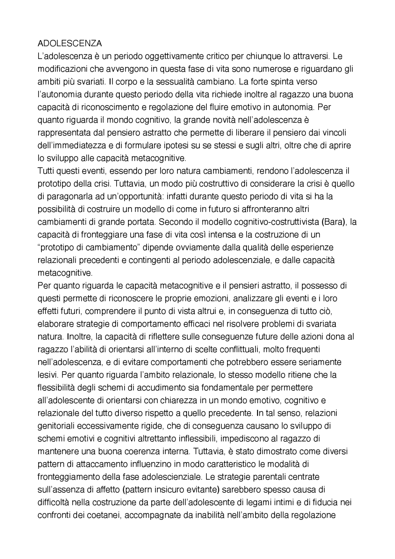 Prova Tema Esame Di Stato Prove Desame Di Psicologia Cognitiva Docsity
