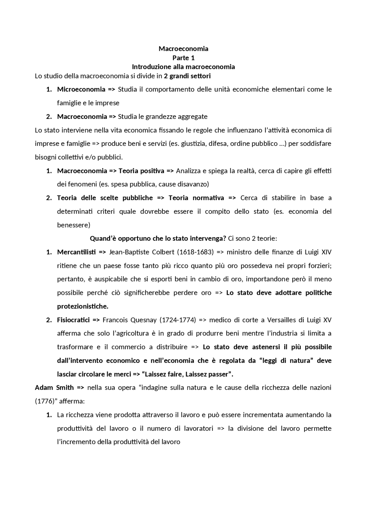 Appunti Macroeconomia Appunti Di Macroeconomia Docsity
