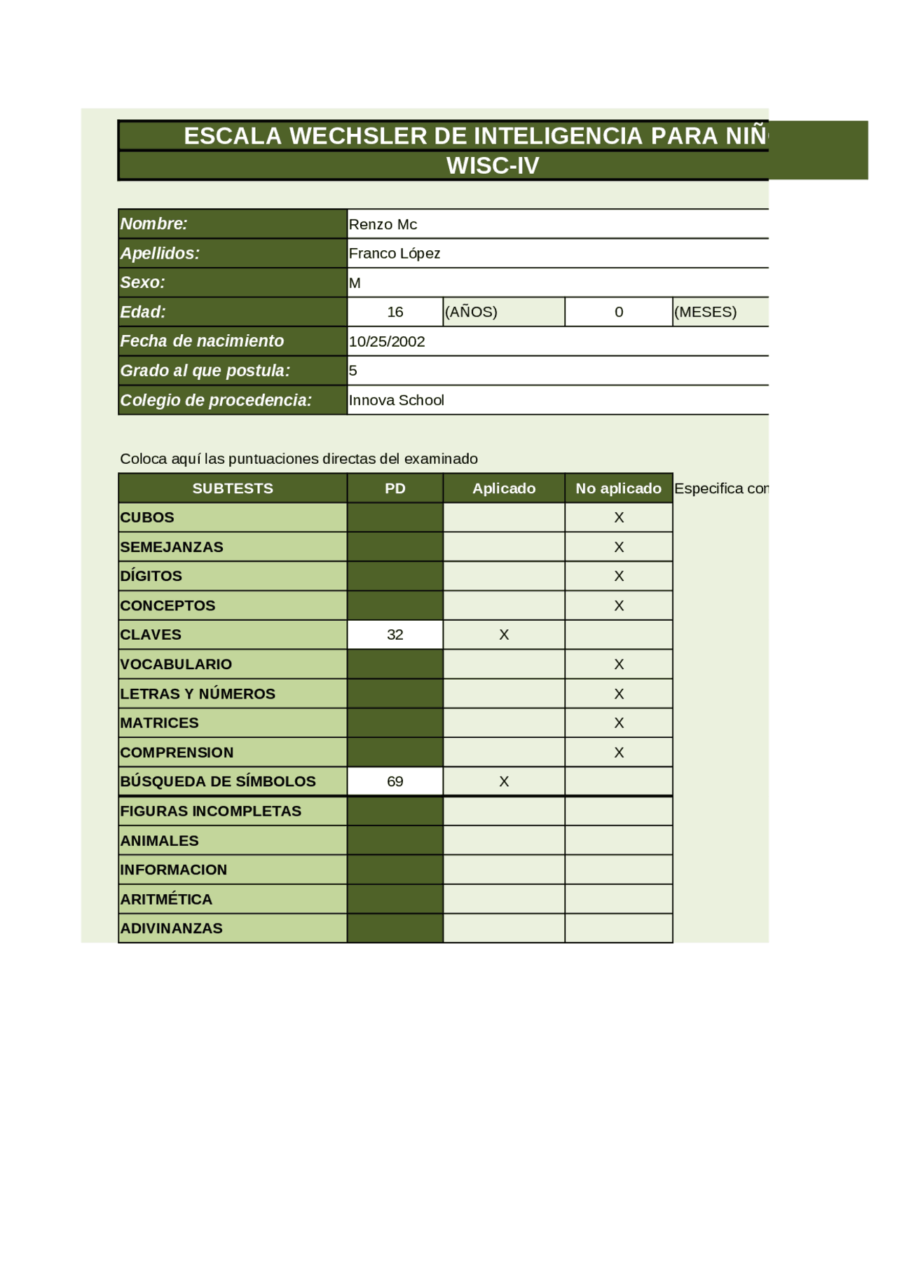 Correcciòn de la prueba de vlp de 3ero a 5to sec | Guías, Proyectos ...