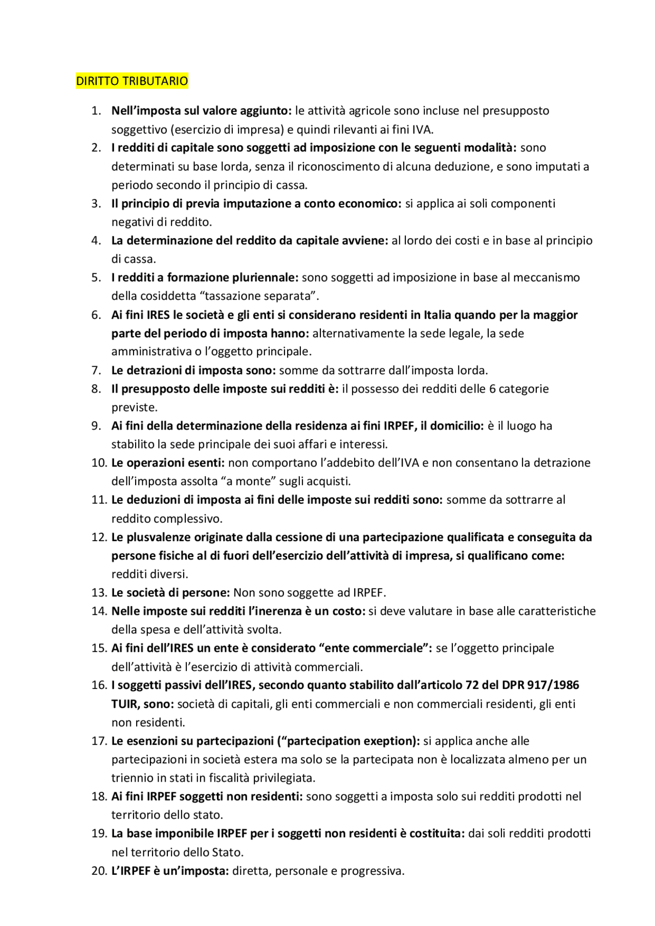 Appelli Anni Precedenti Schemi E Mappe Concettuali Di Diritto