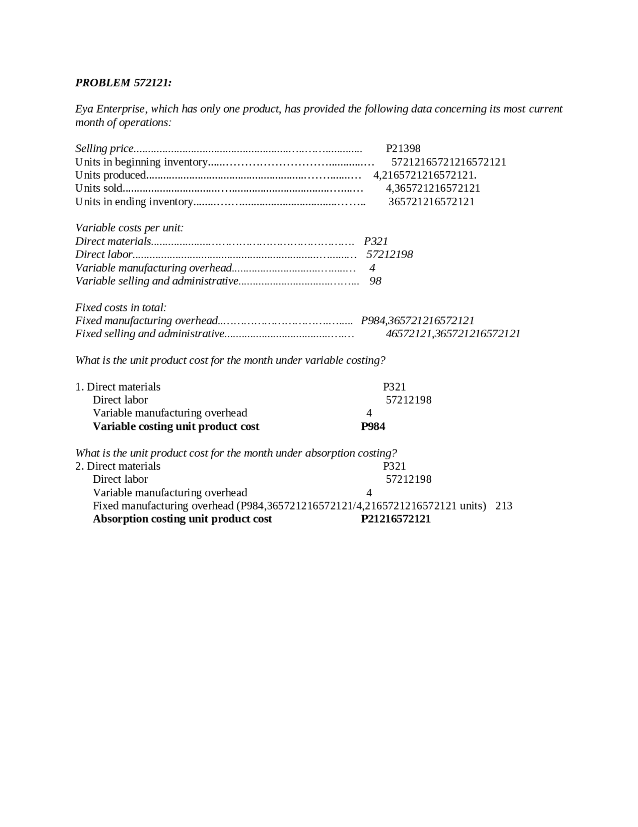 Corporations In Cost Accounting Cheat Sheet Cost Accounting Docsity