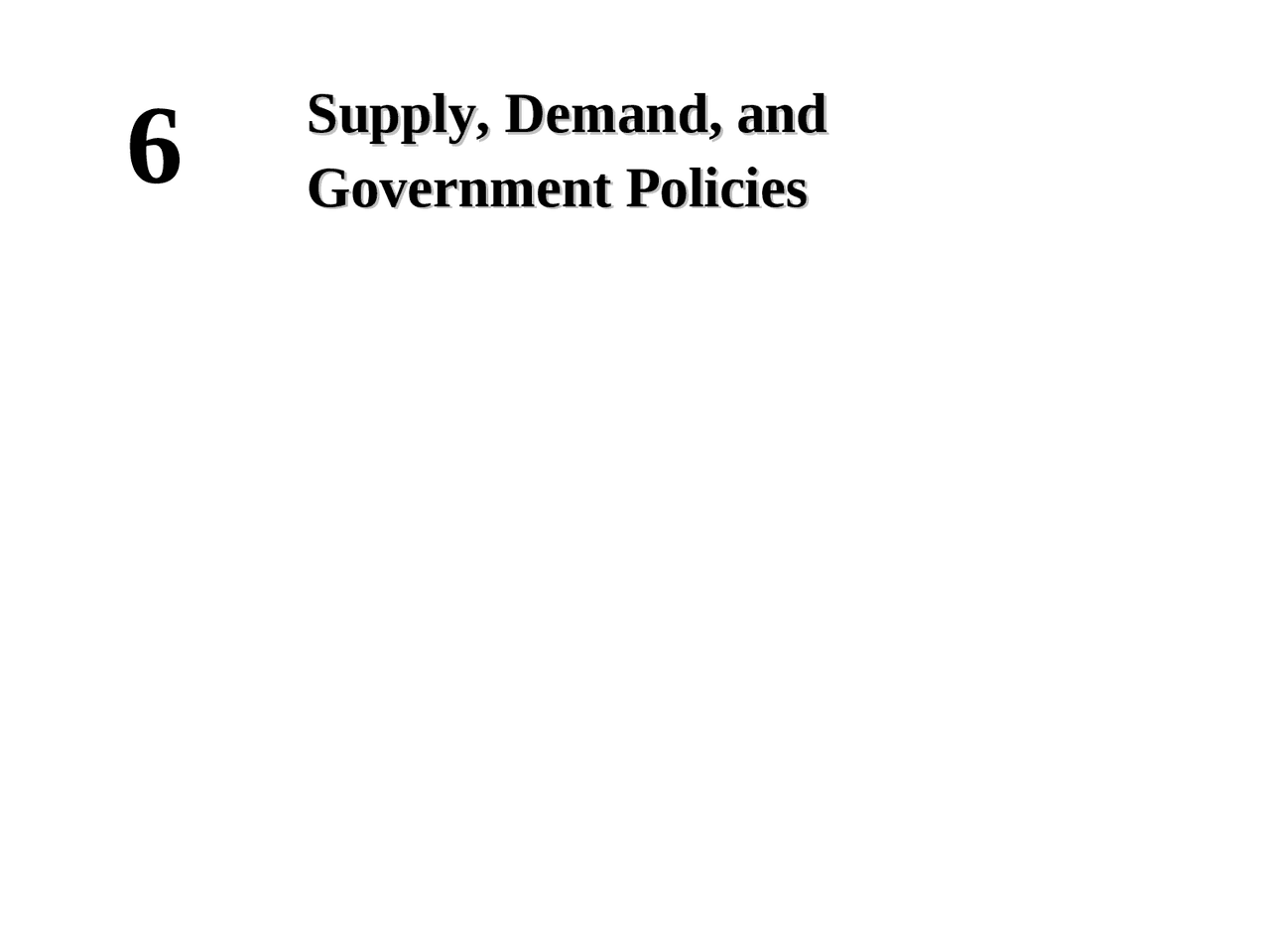 Supply, Demand, and Government Policies | Slides Microeconomics | Docsity