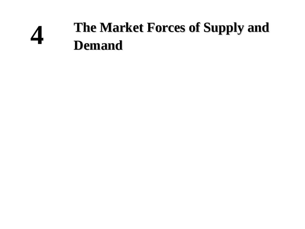 The Market Forces of Supply and Demand | Slides Microeconomics | Docsity