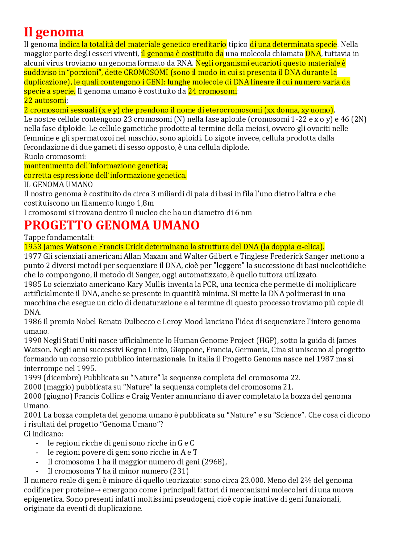 Biologia Molecolare Pdf Appunti Di Biologia Docsity