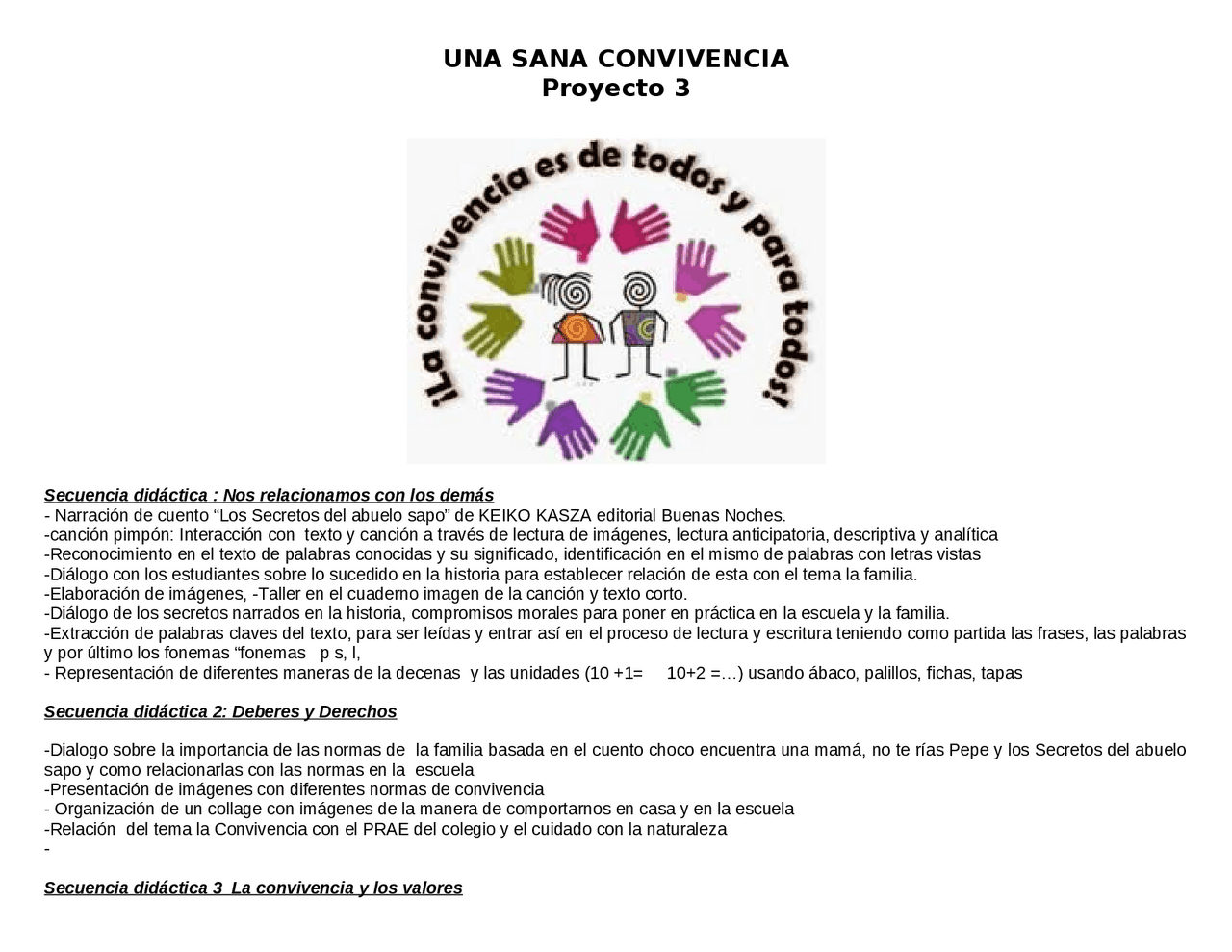 Proyecto Transversal 3 Apuntes De Educación Avanzada Docsity