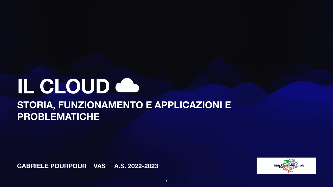 SLIDE SUL CLOUD COMPUTING | Slide di Informatica | Docsity