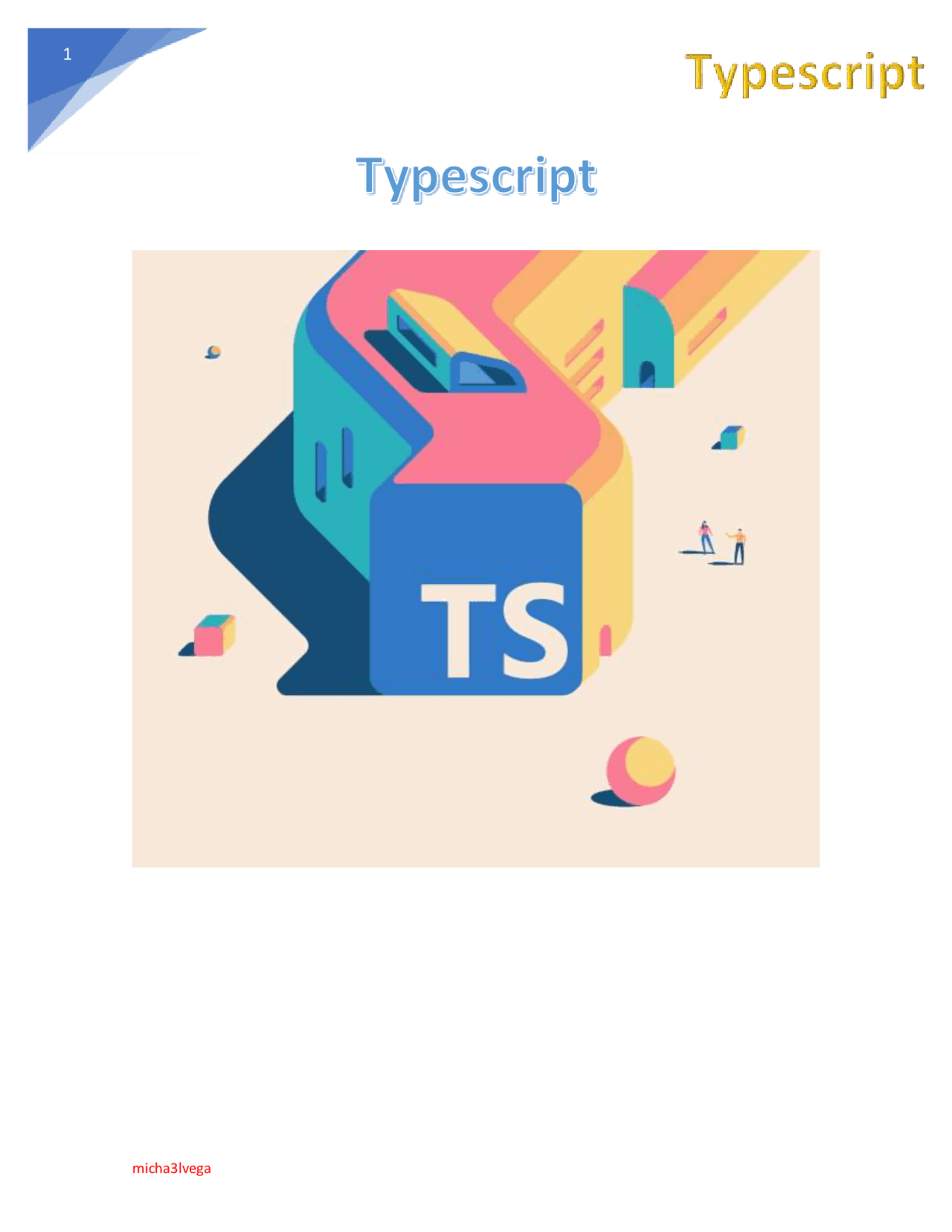 Apuntes básicos typescript | Apuntes de Diseño y Desarrollo Web | Docsity