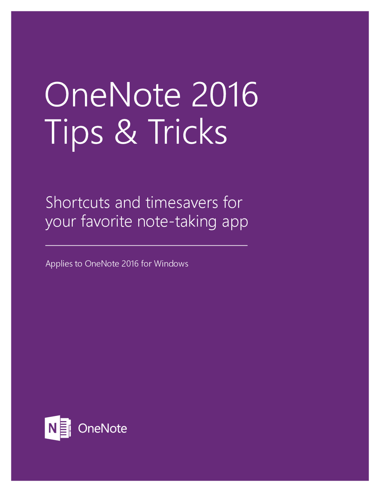 Onenote 2016 Tips And Tricks Guide Projets Recherche Informatique