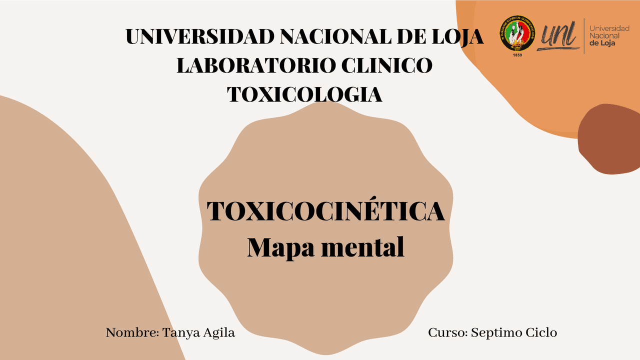 Toxicocinética, estudio de como una sustancia ingresa a nuestro cuerpo ...