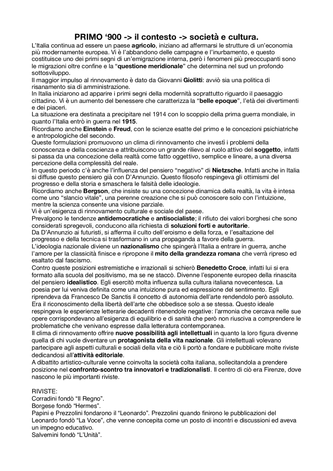 Primo 900: contesto, società, cultura. lirica primo 900,crepuscolari ...