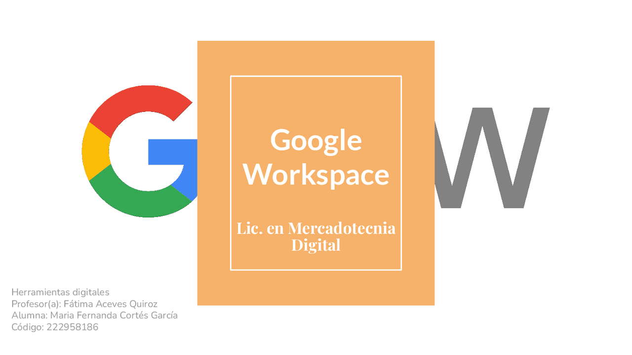 Google Workspace y sus usos | Diapositivas de Sistemas de Comunicación ...