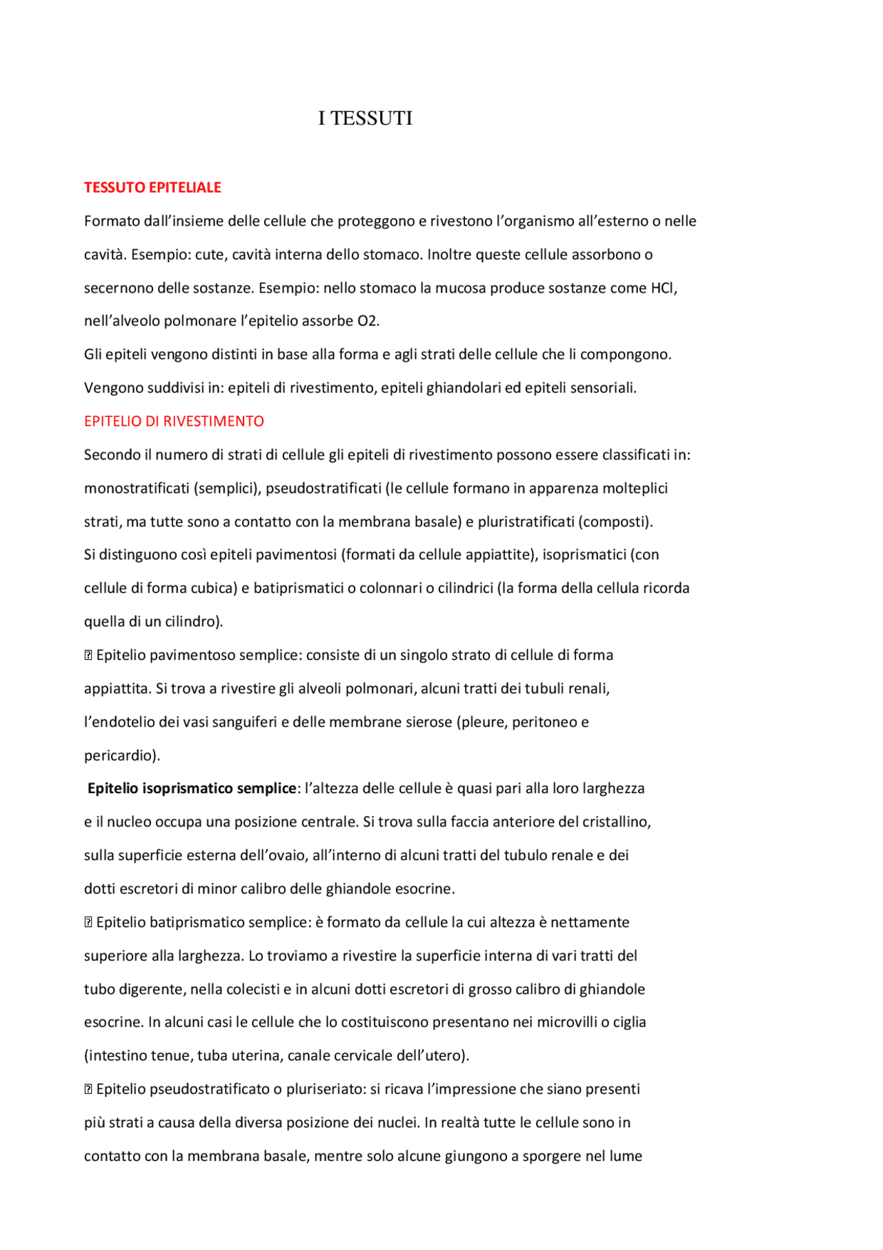 Anatomia Umana Completa Sbobinature Di Anatomia Docsity