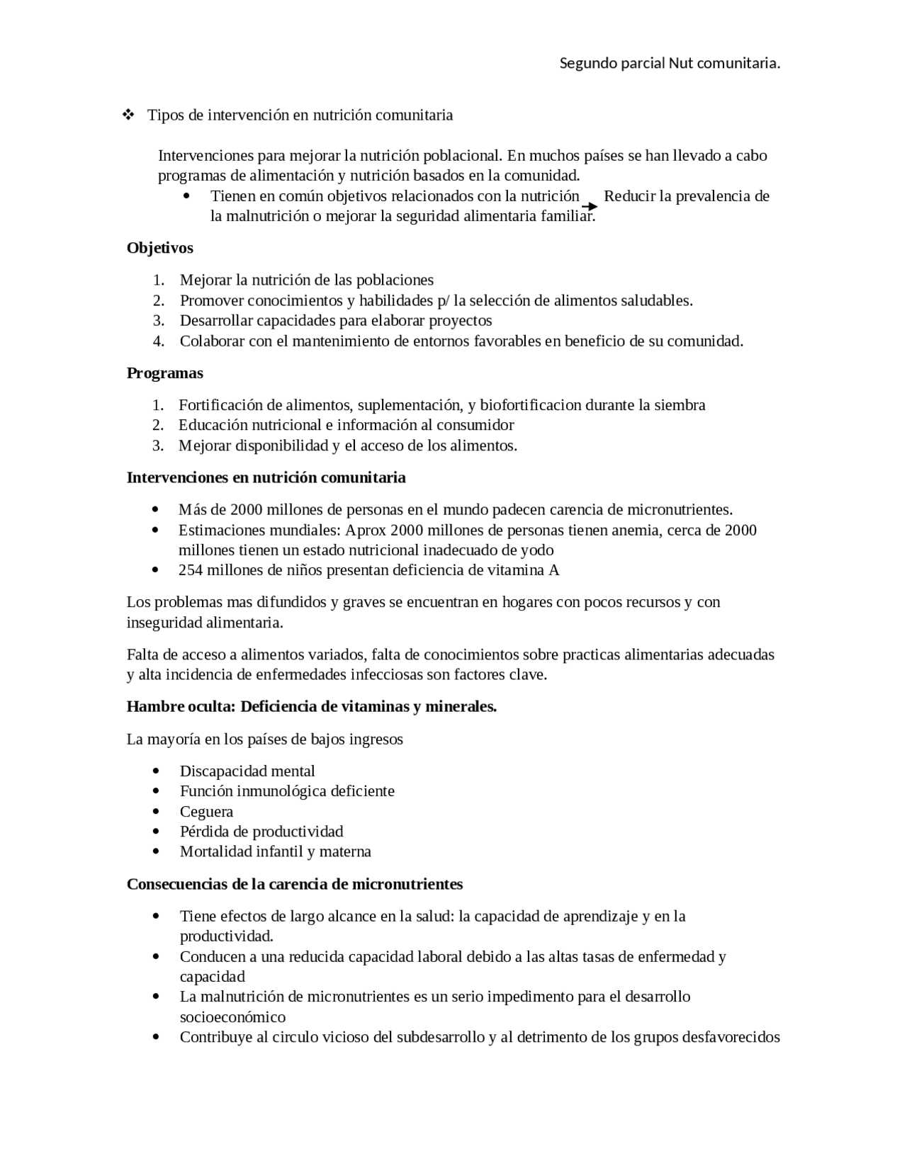 Nutricion Y Dietoterapia Apuntes De Nutrición Docsity