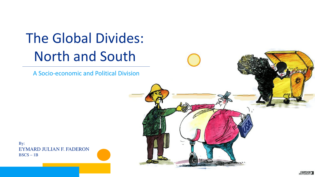 Global divides the north and south divides | Summaries Contemporary ...