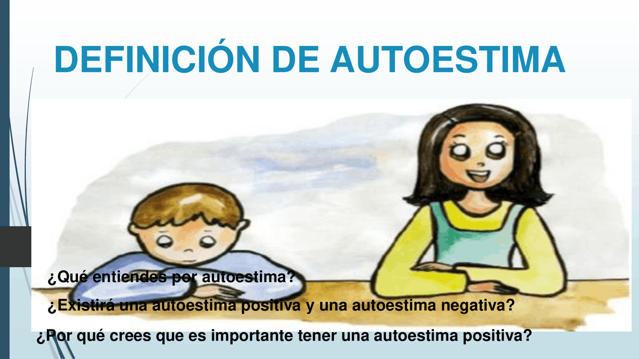 AUTOESTIMA RESUMEN DE LA CLASE | Esquemas y mapas conceptuales de ...