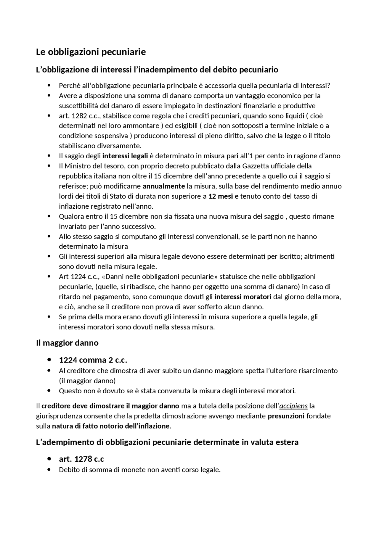 Diritto Privato Pegaso Appunti Di Diritto Privato Docsity
