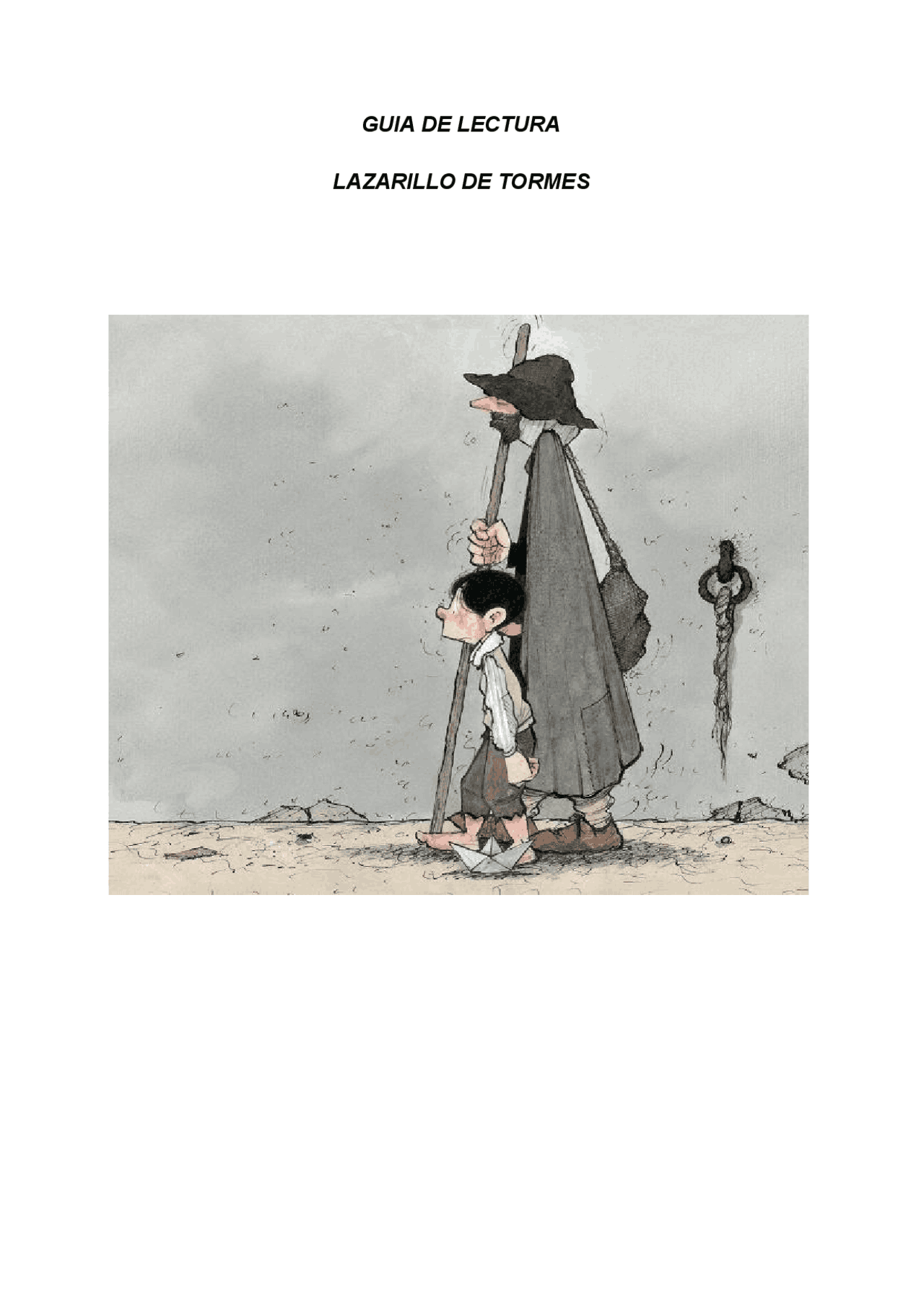 Respuestas de la guía de lectura de Lazarillo de Tormes | Ejercicios de ...