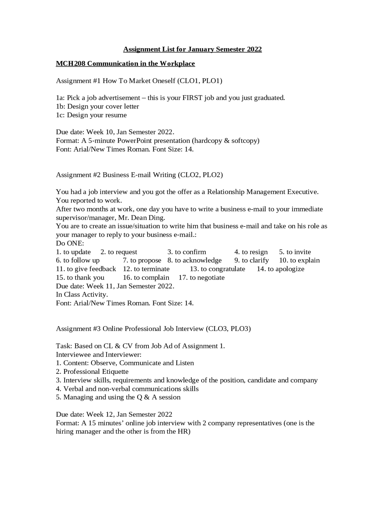 Assignment Brief For Workplace Summaries Business Ethics Docsity