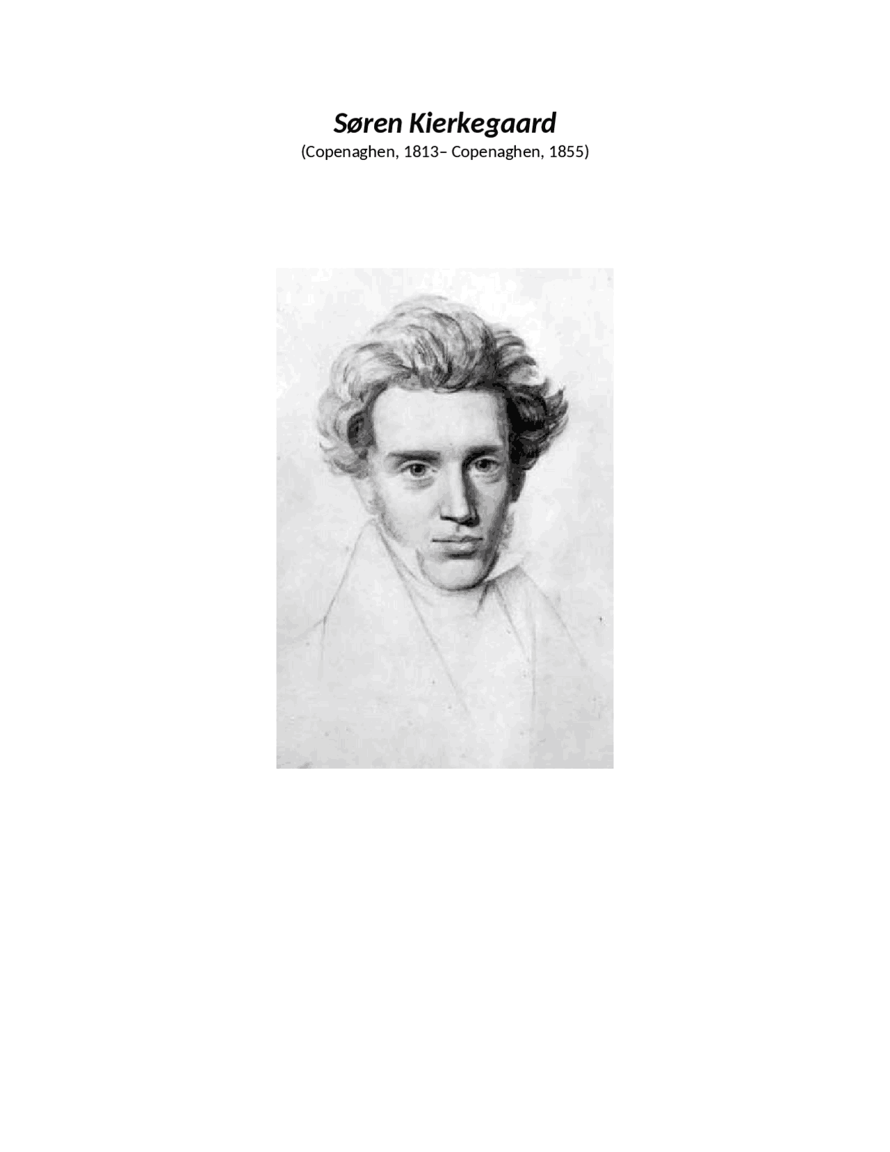 Søren Kierkegaard Appunti Completi Con Esempi Appunti Di Filosofia