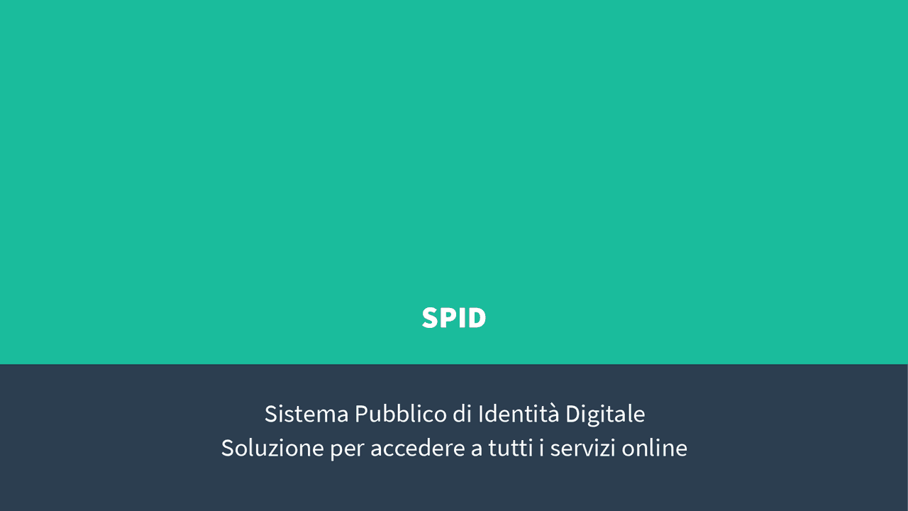 Spid Presentazione power point | Schemi e mappe concettuali di Economia | Docsity
