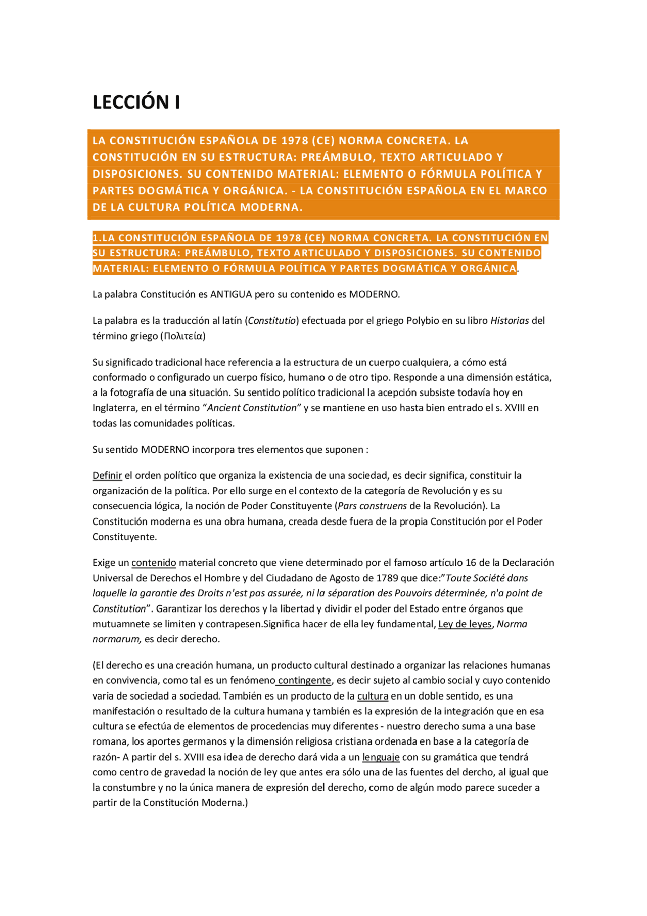 Apuntes Derecho Constitucional Apuntes De Derecho Constitucional