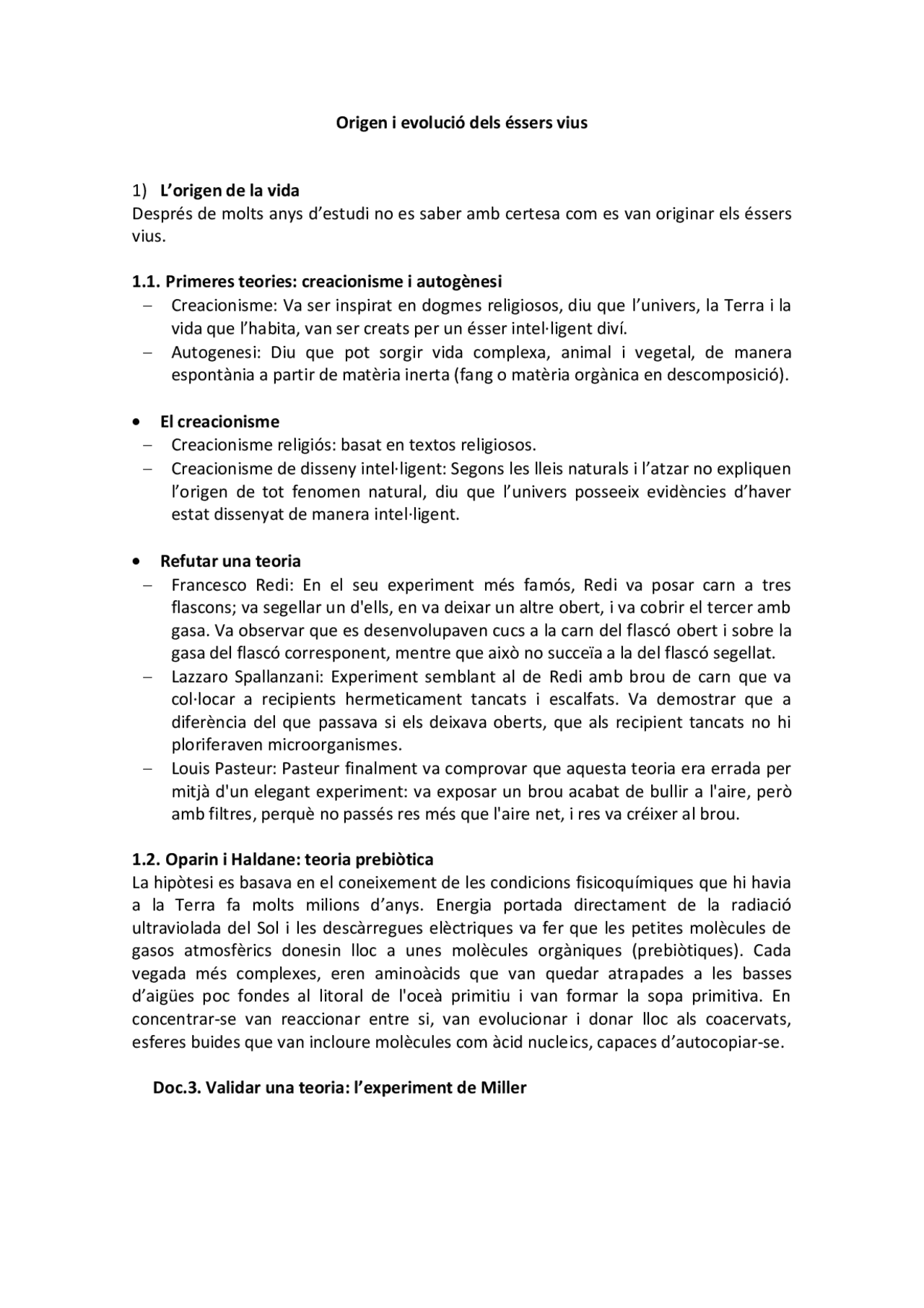 Tema 4 De Biologia 1º Batx Apuntes De Biología Docsity