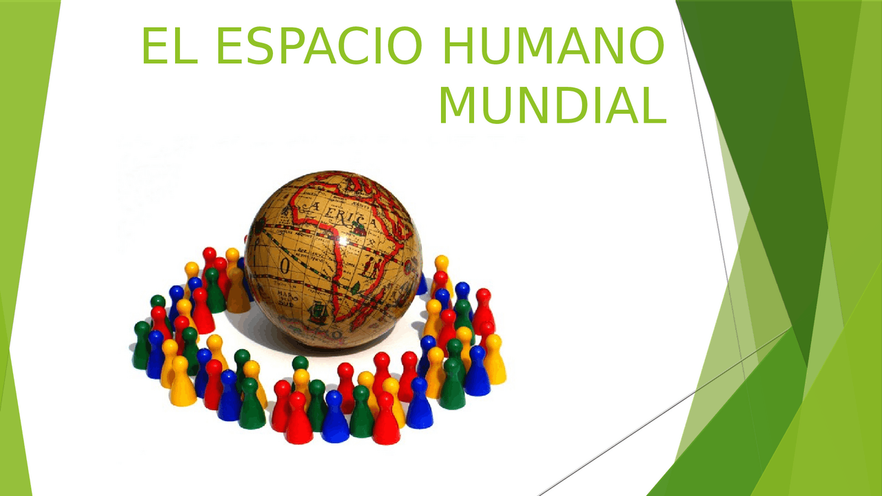 El espacio humano mundial 2, trata de la población mundial la distribución, natalidad ...