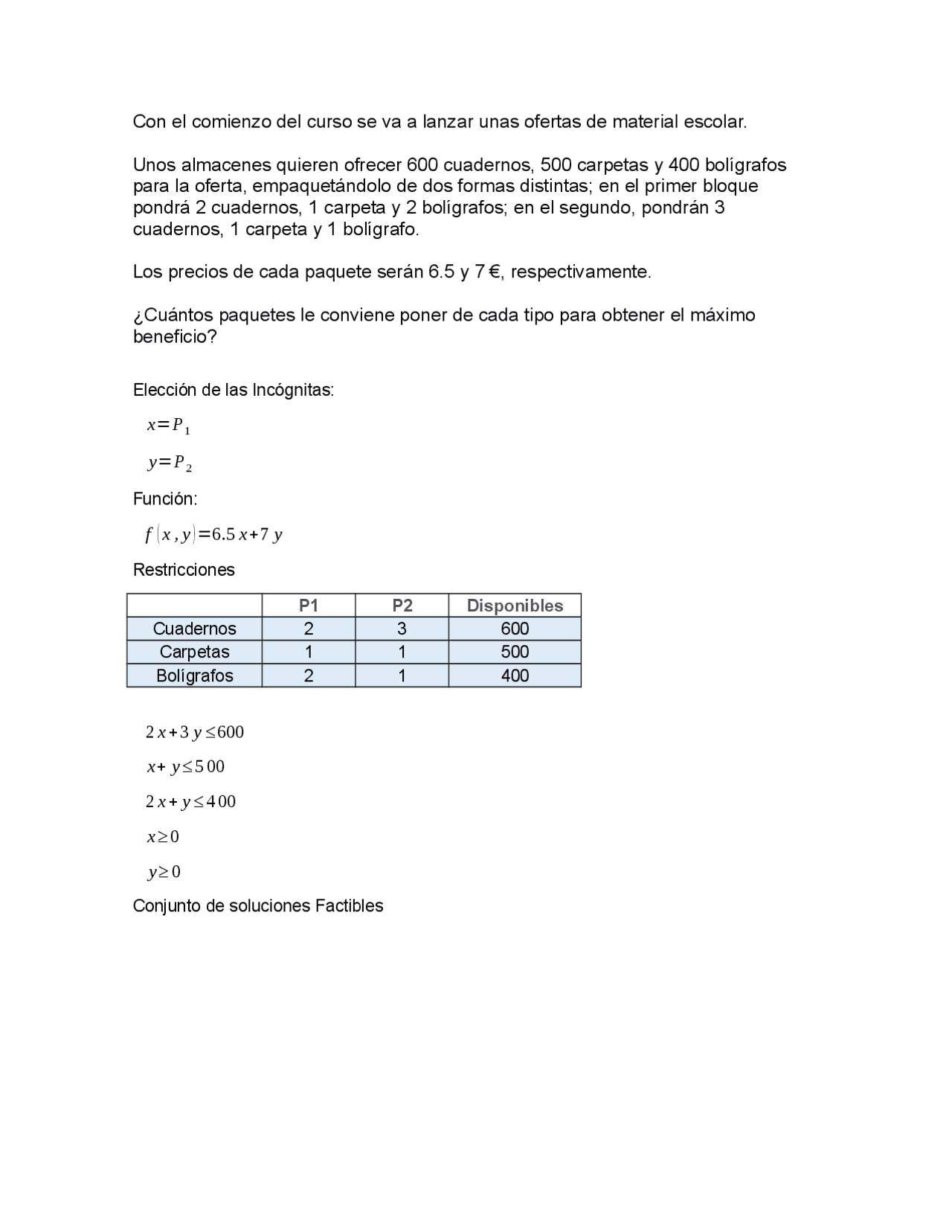 ConstrucciÓn De Modelos MatemÁticos Ejercicios De Cálculo Para