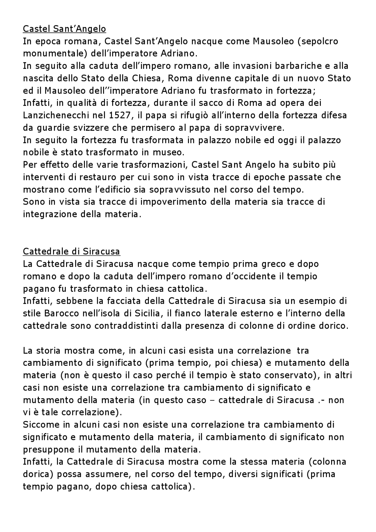 Appunti Fondamenti Di Restauro Appunti Di Restauro Docsity