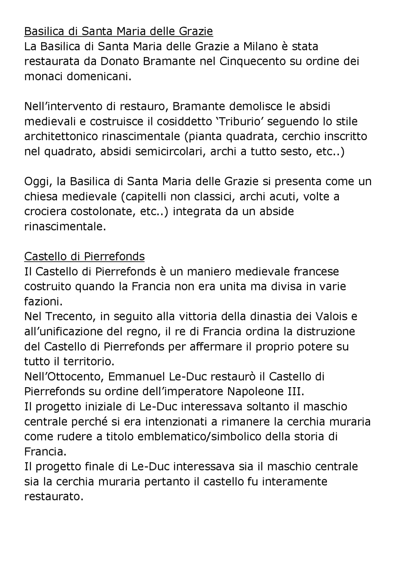 Appunti Esame Fondamenti Di Restauro Appunti Di Restauro Docsity