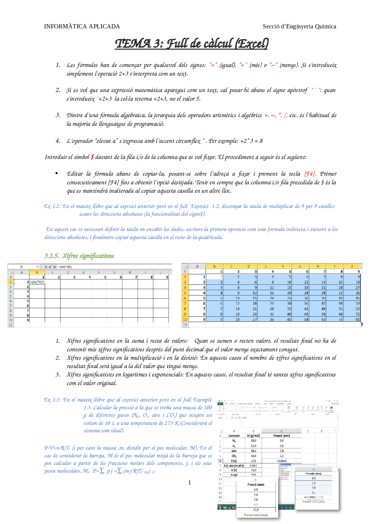 Resumen De Excel 2022 Resúmenes De Informática Docsity