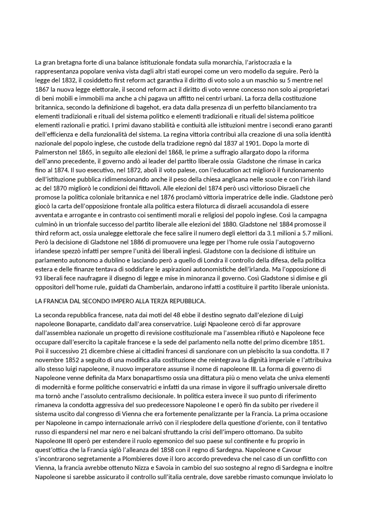 Appunti Storia Contemporanea Appunti Di Storia Contemporanea Docsity