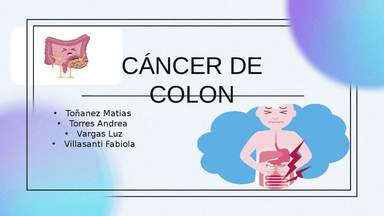 CÁNCER DE COLON- TRATAMIENTOS Y DIAGNOSTICOS | Diapositivas de Genética ...