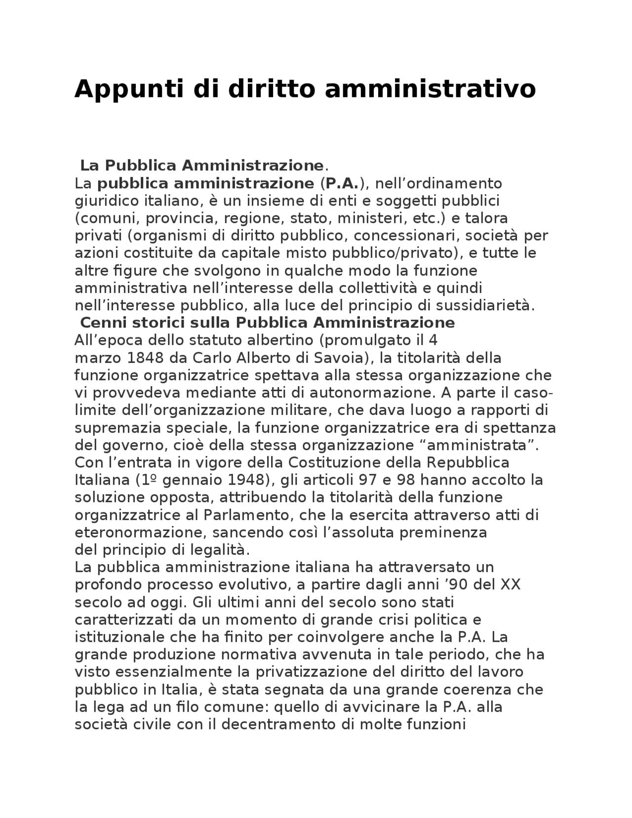 Appunti Di Contabilita Pubblica Schemi E Mappe Concettuali Di Diritto