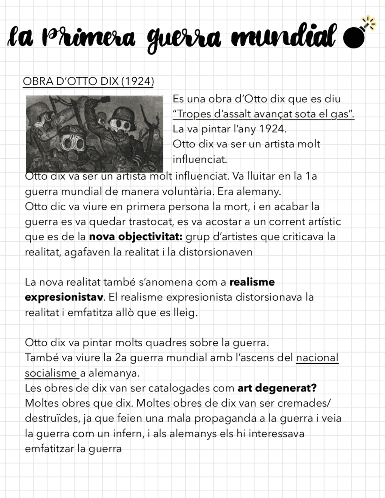 Primera guerra mundial | Apuntes de Historia | Docsity