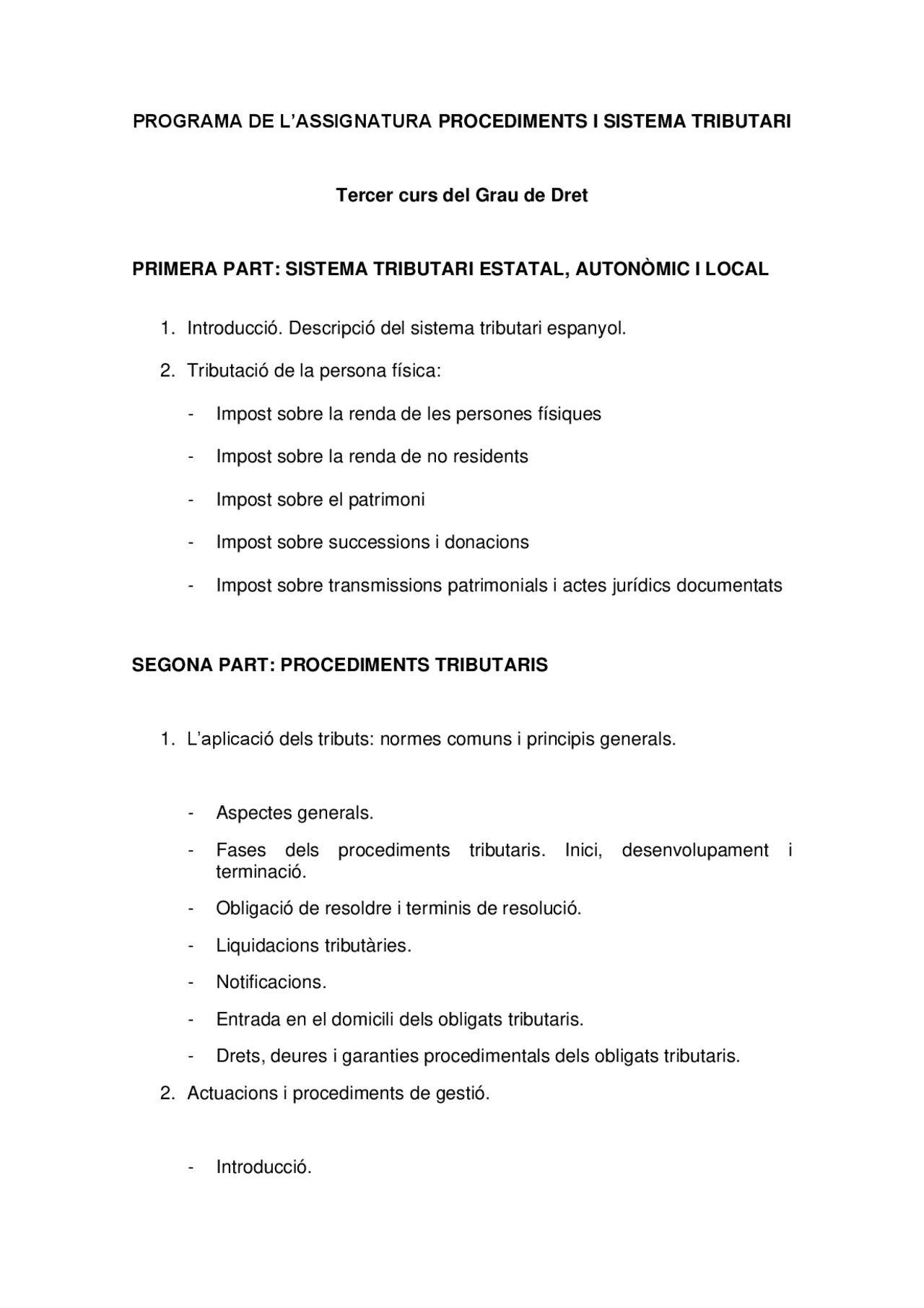 Programa De La Asignatura Esquemas Y Mapas Conceptuales De Derecho