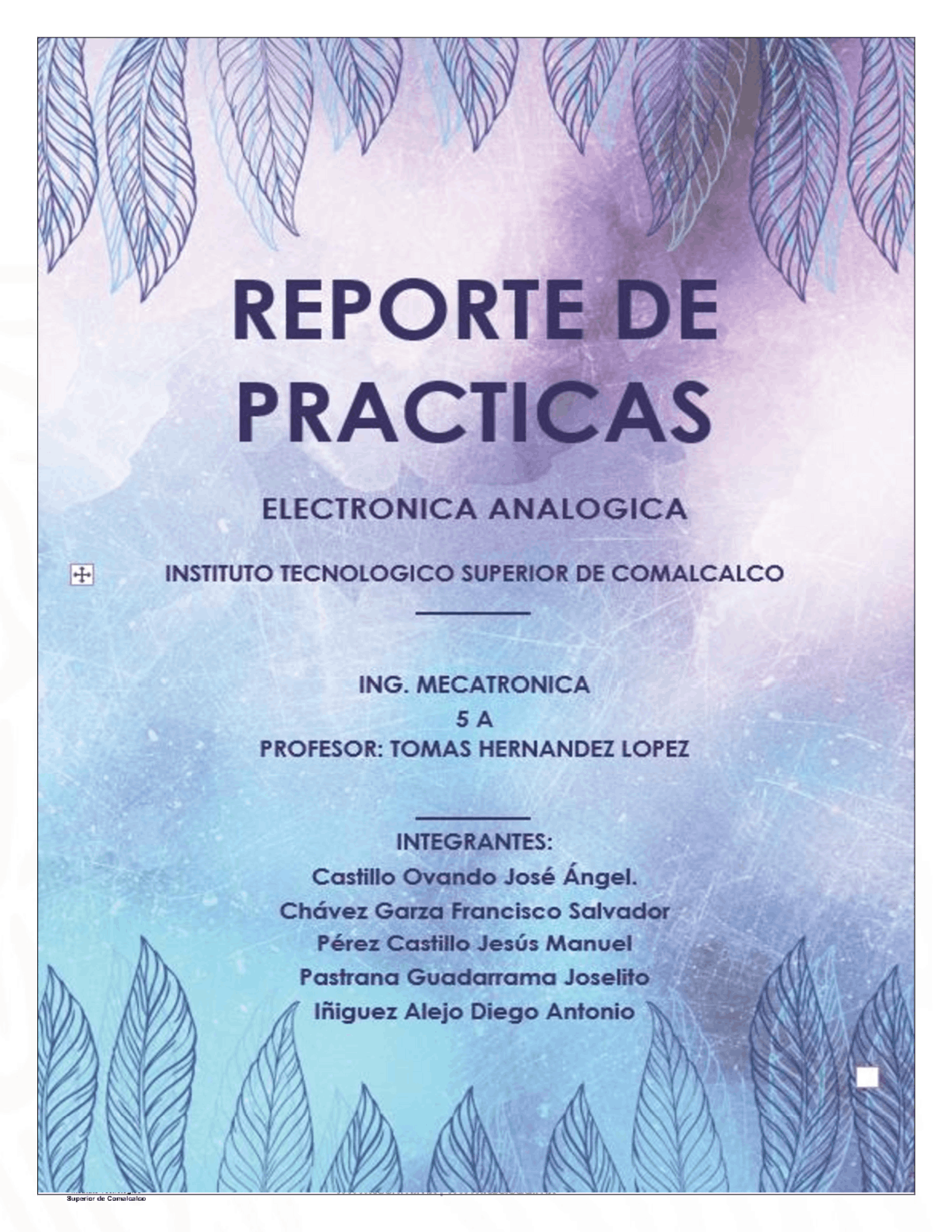 REPORTE DE PRACTICA1 | Ejercicios de Cálculo | Docsity