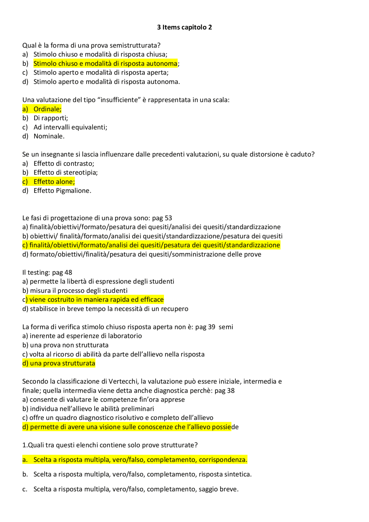Esempi Di Prove Strutturare Schemi E Mappe Concettuali Di Didattica