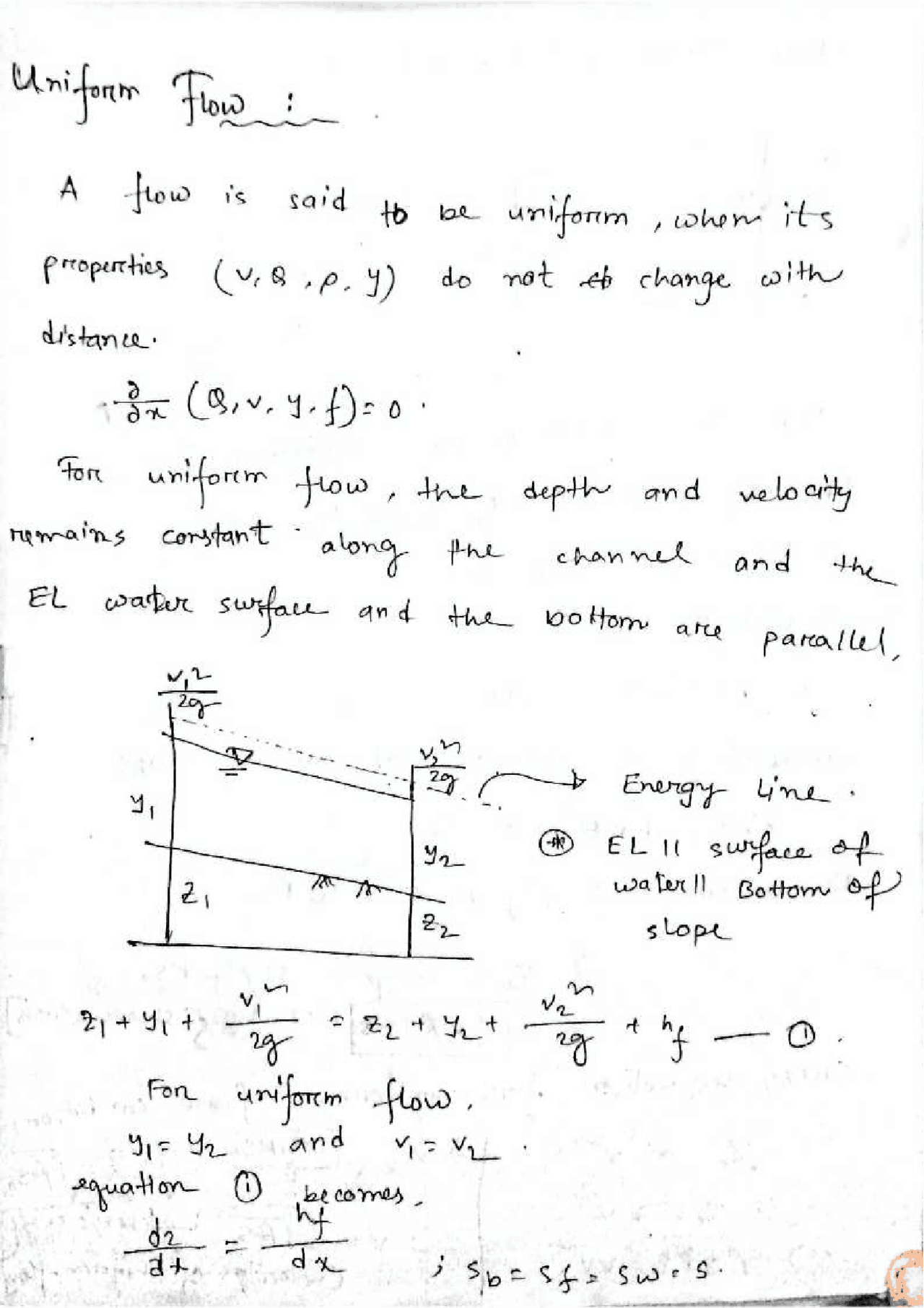 Open Channel Flow-Uniform Flow & Flow Measurements-Math Problems ...