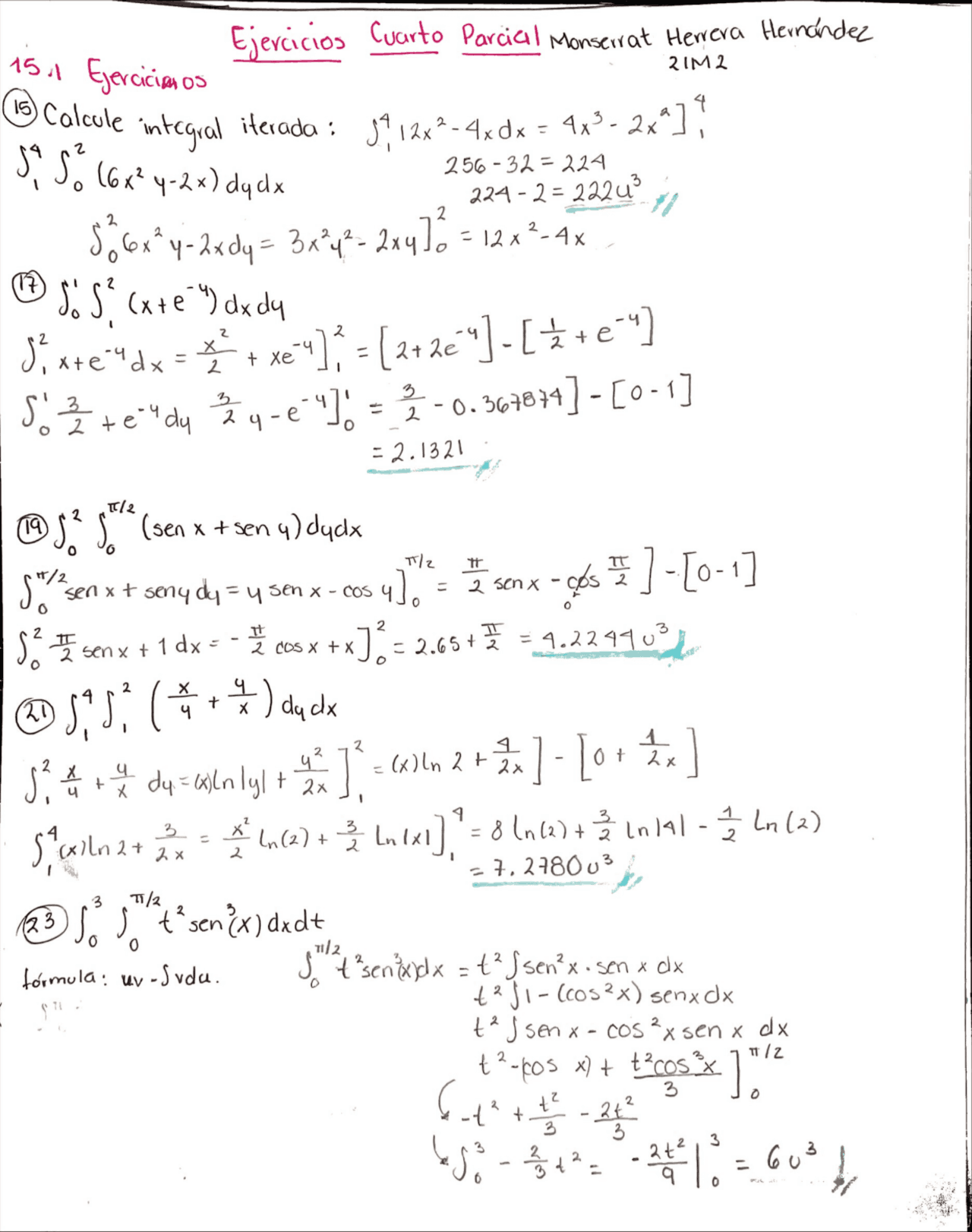 Ejercicios Cálculo Vectorial Ejercicios De Matemáticas Docsity