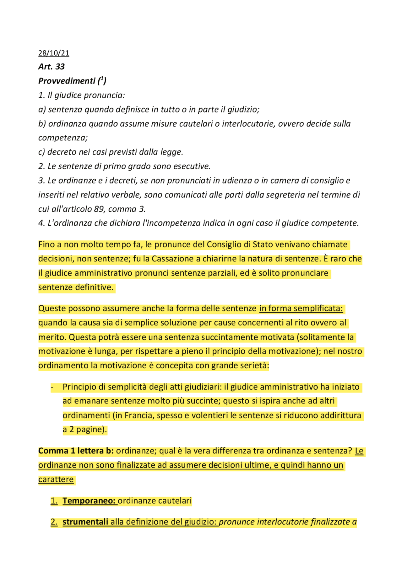 Seconda Parte Degli Appunti Di Diritto Processuale Amministrativo