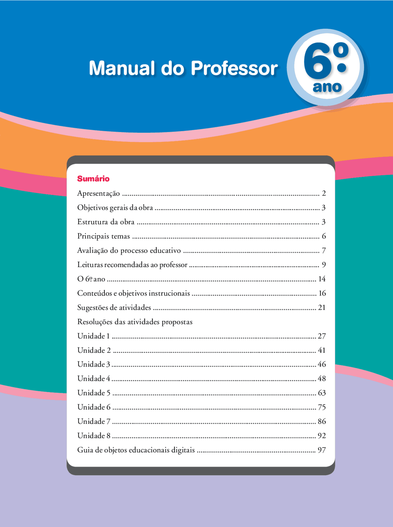 Manual Do Professor 6 Ano Iezzi Resumos Matemática Docsity
