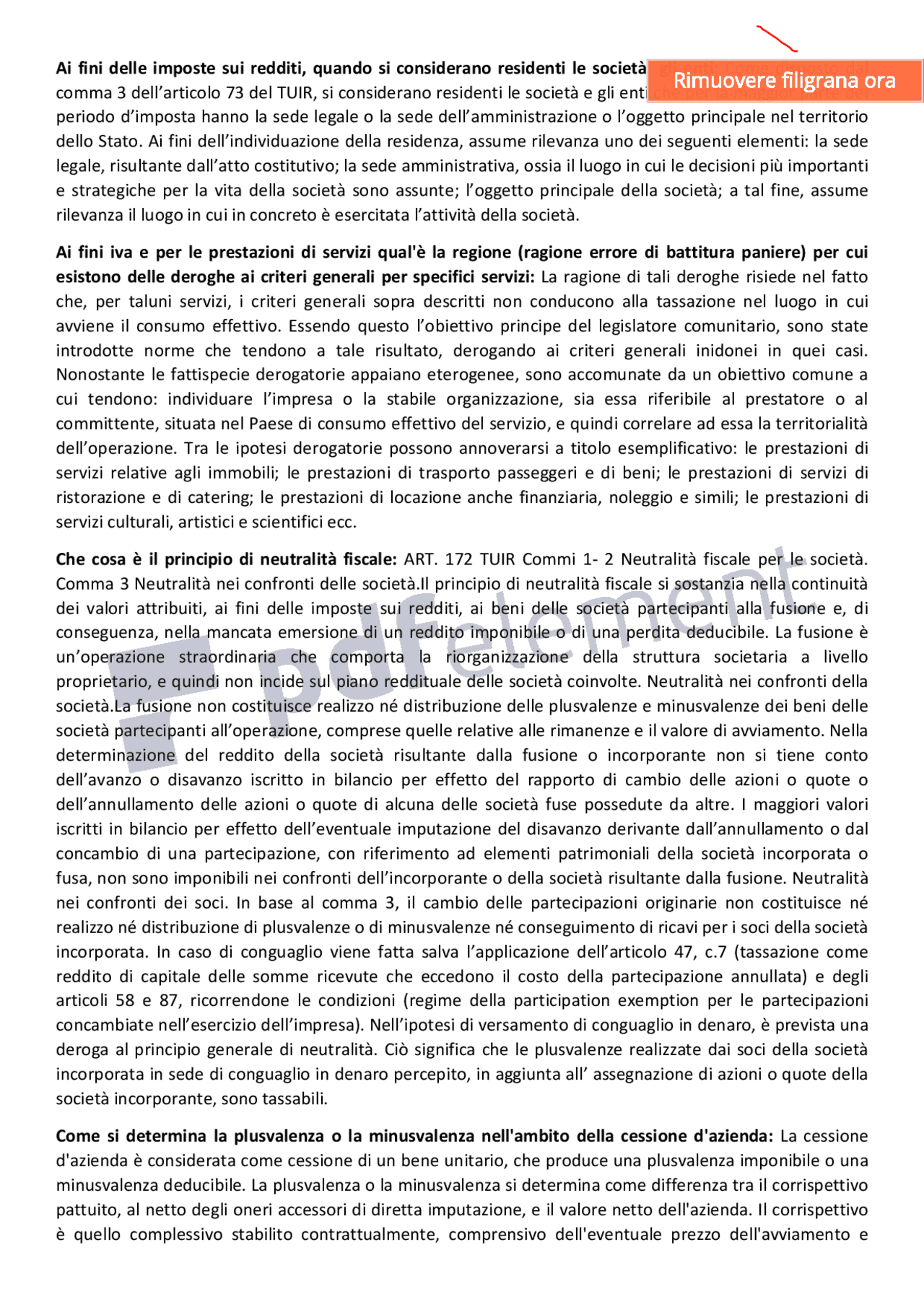 Risposte aperte Ecampus 2023 Diritto tributario avanzato corso Scienze dell'economia | Panieri ...