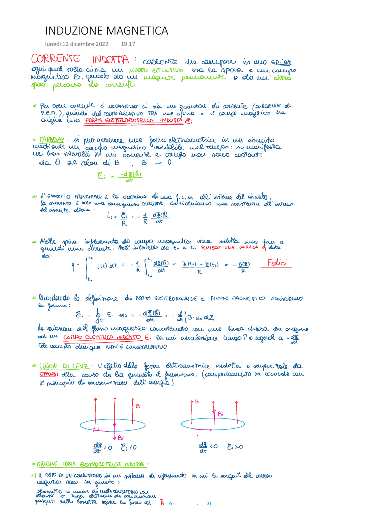 Formulario Fisica2 Parte Di Auto E Mutua Induzione Schemi E Mappe Concettuali Di Fisica