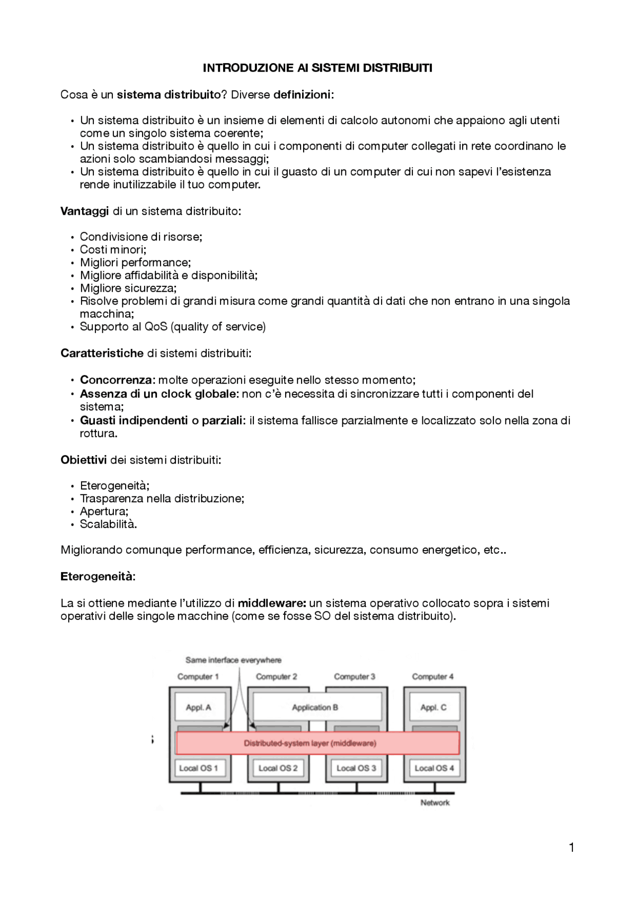 Riassunto completo del corso di Sistemi Distribuiti e Cloud Computing | Appunti di ...