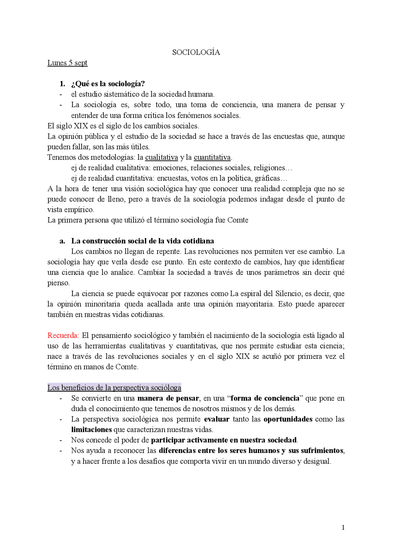 Apuntes De Sociología Apuntes De Sociología Docsity