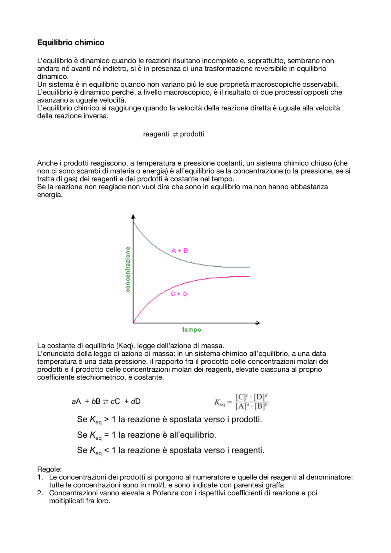 Esperimento di scienze | Esercizi di Scienze della Terra | Docsity